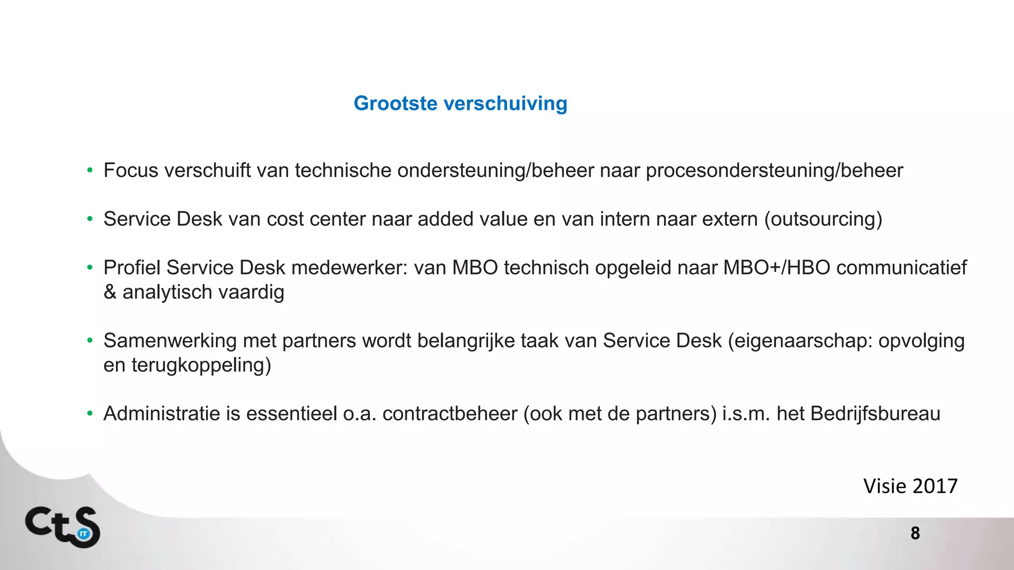 Visie Cloud 2014 - 2020 | PPTX