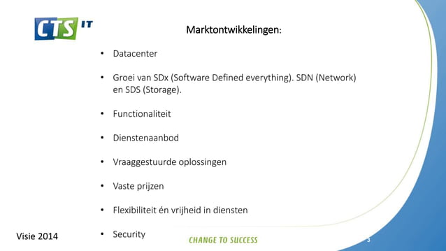 Visie Cloud 2014 - 2020 | PPT