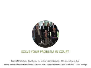 problem solving court of the future | PPTX