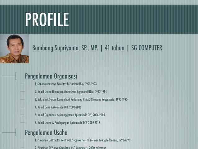 Visi misi | bambang & teddie | apkomindo diy | 2012 2015 | | PPT