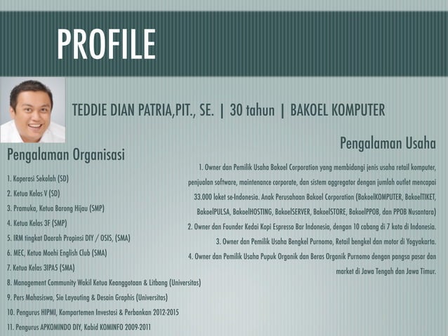 Visi misi | bambang & teddie | apkomindo diy | 2012 2015 | | PPT