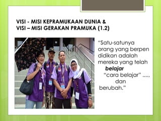 Bahan Tayang Visi dan Misi Gerakan Pramuka | PPTX
