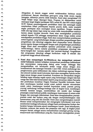 Visi misi jokowi-jk | PDF