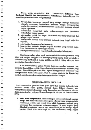 Visi misi jokowi-jk | PDF