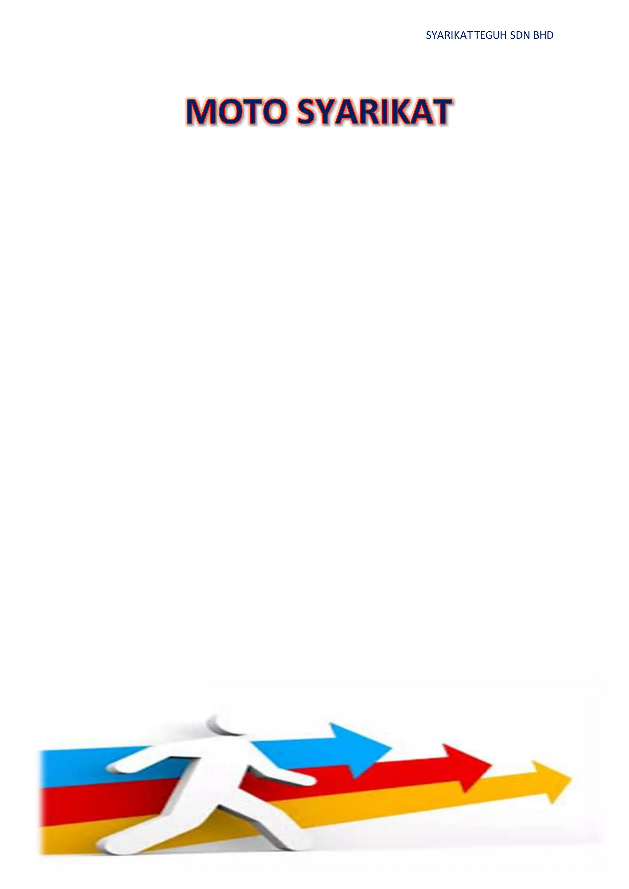 Visi, misi motto syarikat | DOCX