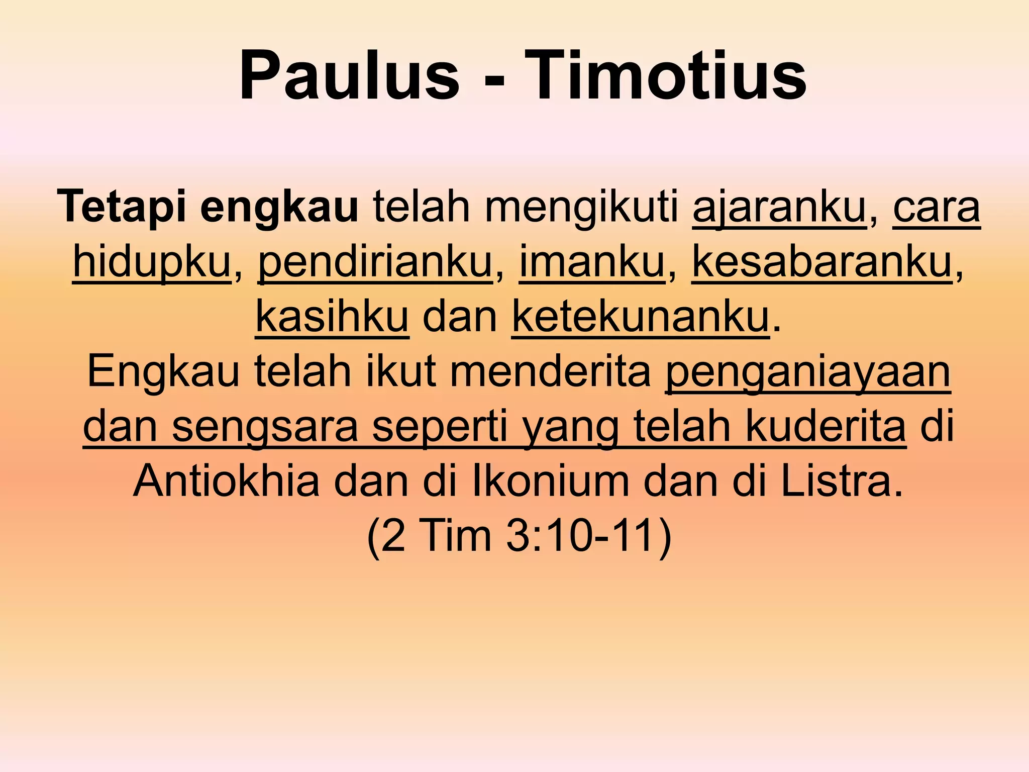 Visi Misi Pemuridan KK Kerajaan Allah | PPT