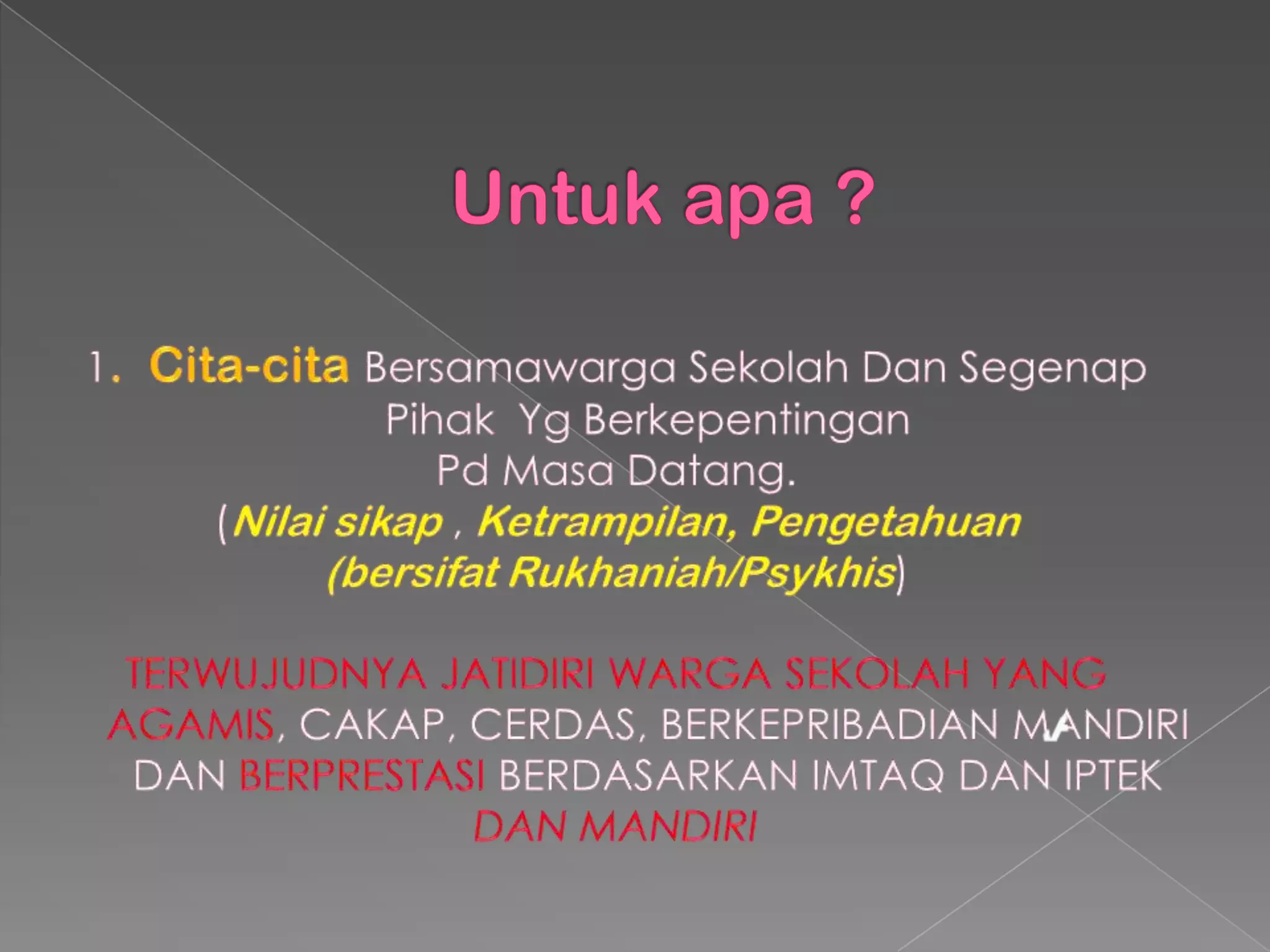 Visi misi permen 74 | PPT