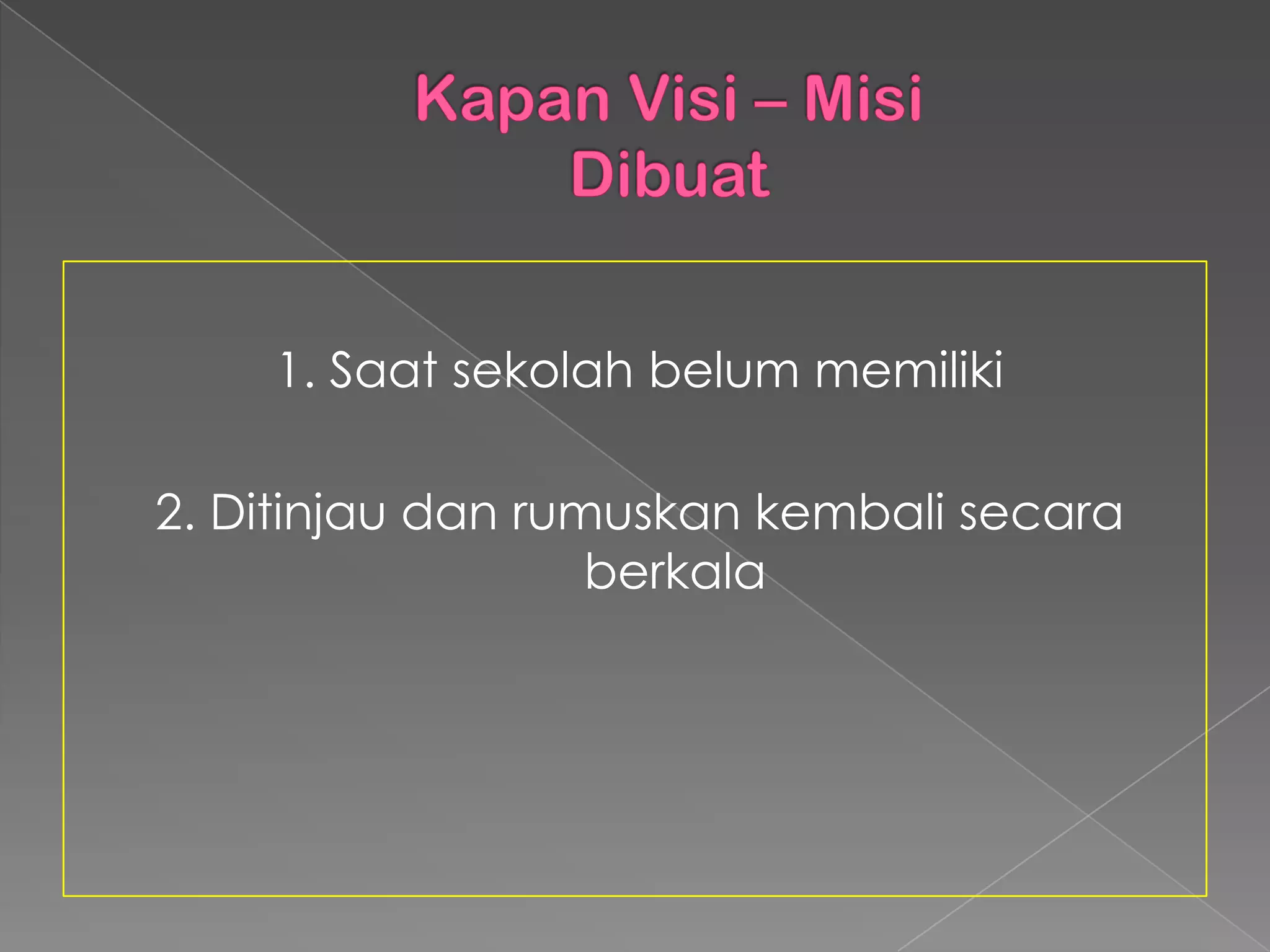 Visi misi permen 74 | PPT