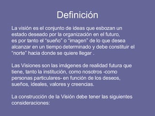 Visión y Misión | PPT