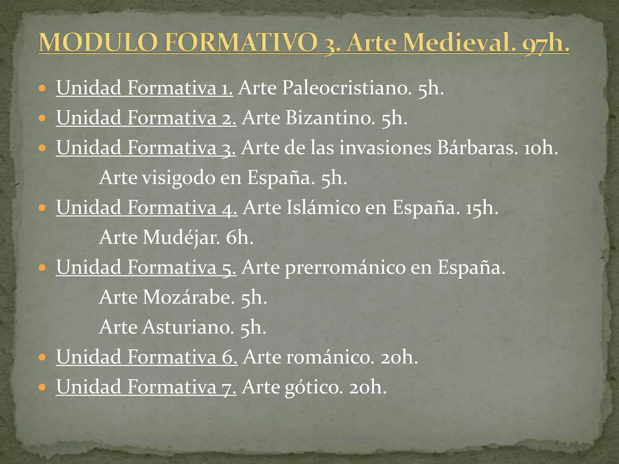 Visión general de la historia del arte | PPTX