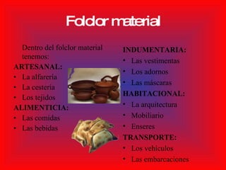 Visión general del folclor | PPT