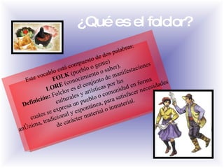 Visión general del folclor | PPT