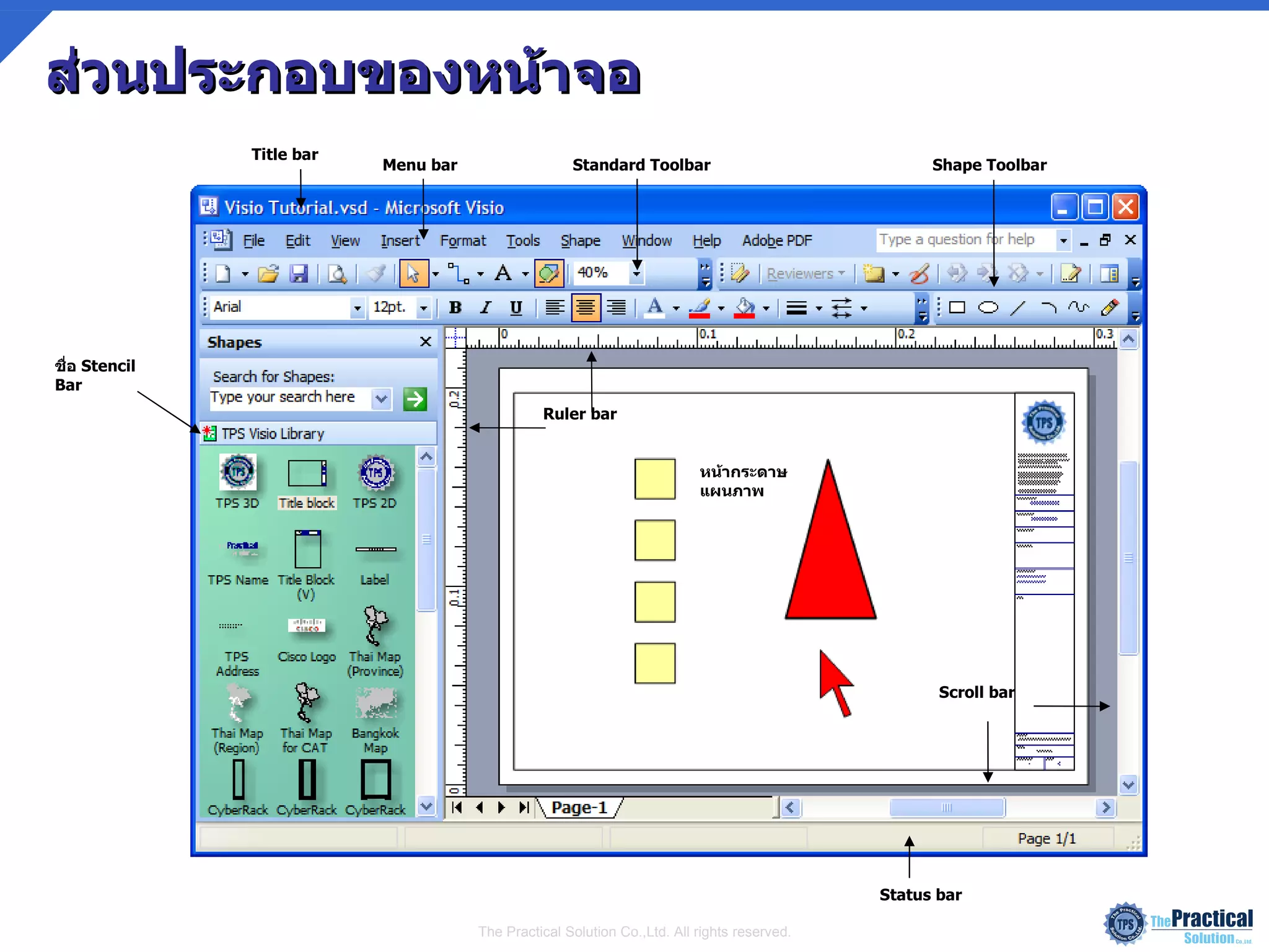 การใช้งาน Visio | PPT