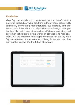 Eye care with Web Application Development with KSoft | PPTX