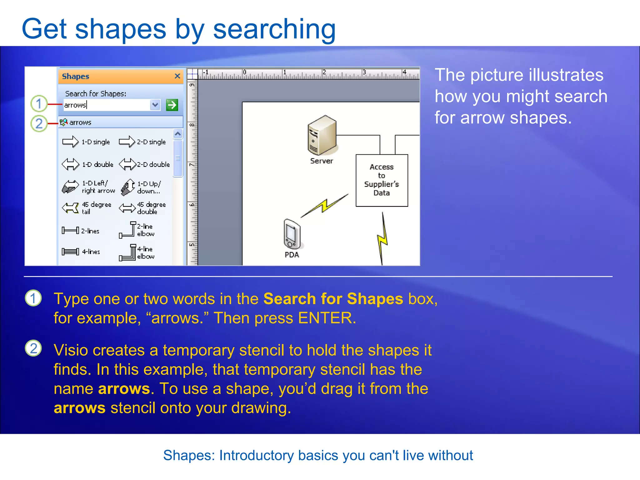Visio 2007ù Shapes Introductory Basics You Can T Live Without | PPT