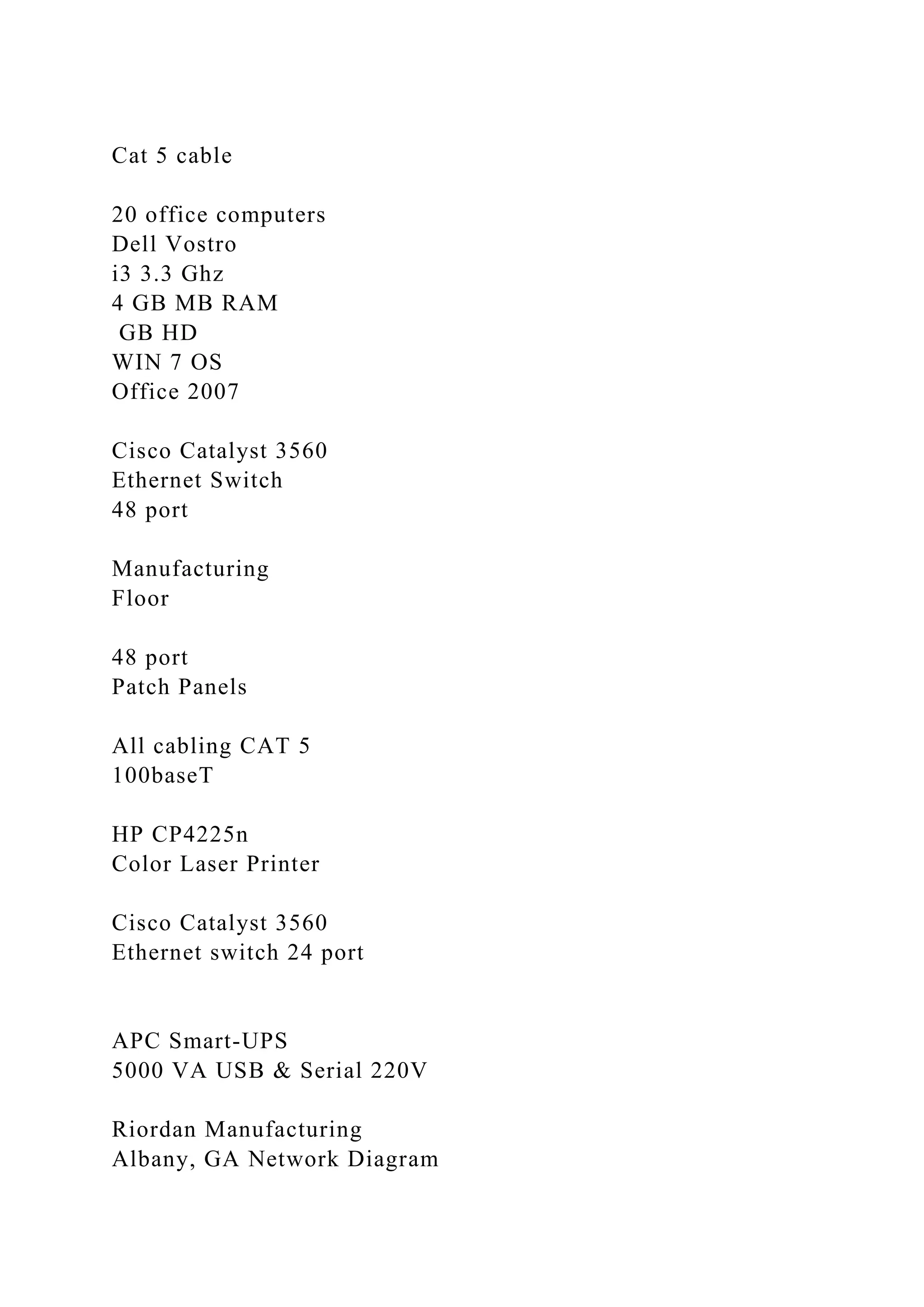 Visio 2010RiordanMfgNetworkAlbanyDiagram.vsdEthernetDisk .docx