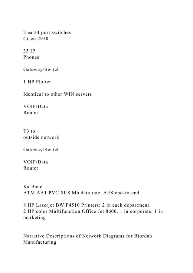 Visio 2010RiordanMfgNetworkAlbanyDiagram.vsdEthernetDisk .docx