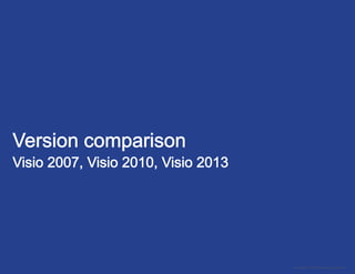 Microsoft Viso 2013 - Feature Comparison Chart | PDF
