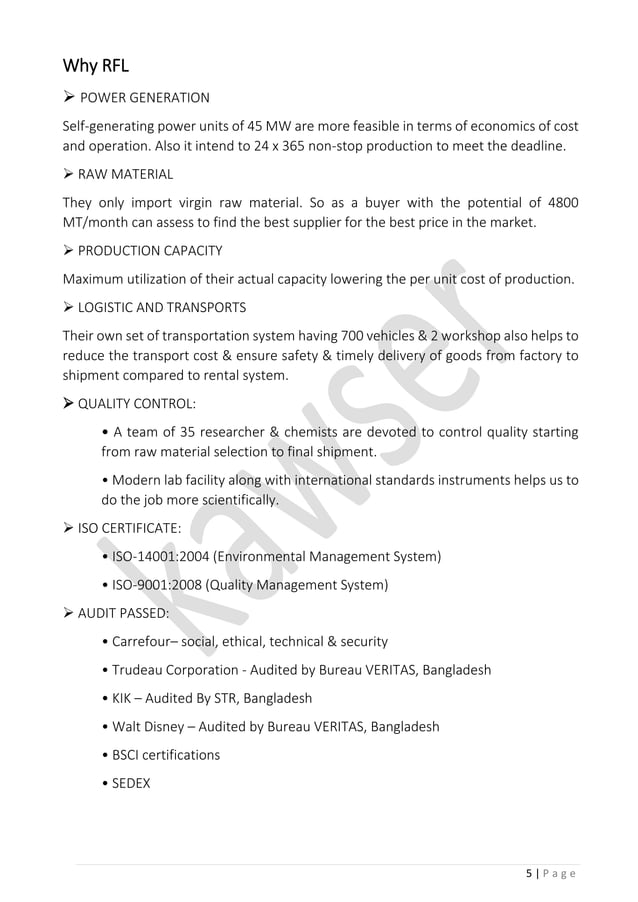 VISION, MISSION AND MARKETING STRATEGY OF PRAN-RFL | PDF | Logistics | Business