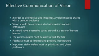 Vision and Communication Skills | PPT
