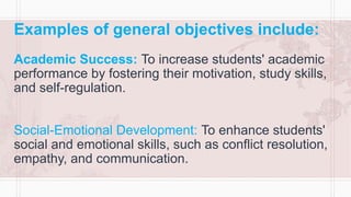 Vision powerpoint presentationcomponents of an elementary guidance ...