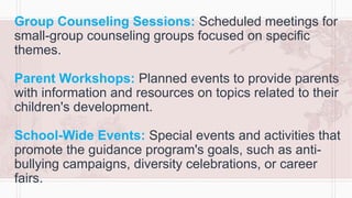 Vision powerpoint presentationcomponents of an elementary guidance ...