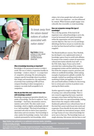 ADP Europe at Work - A Vision on Cultural Diversity | PDF