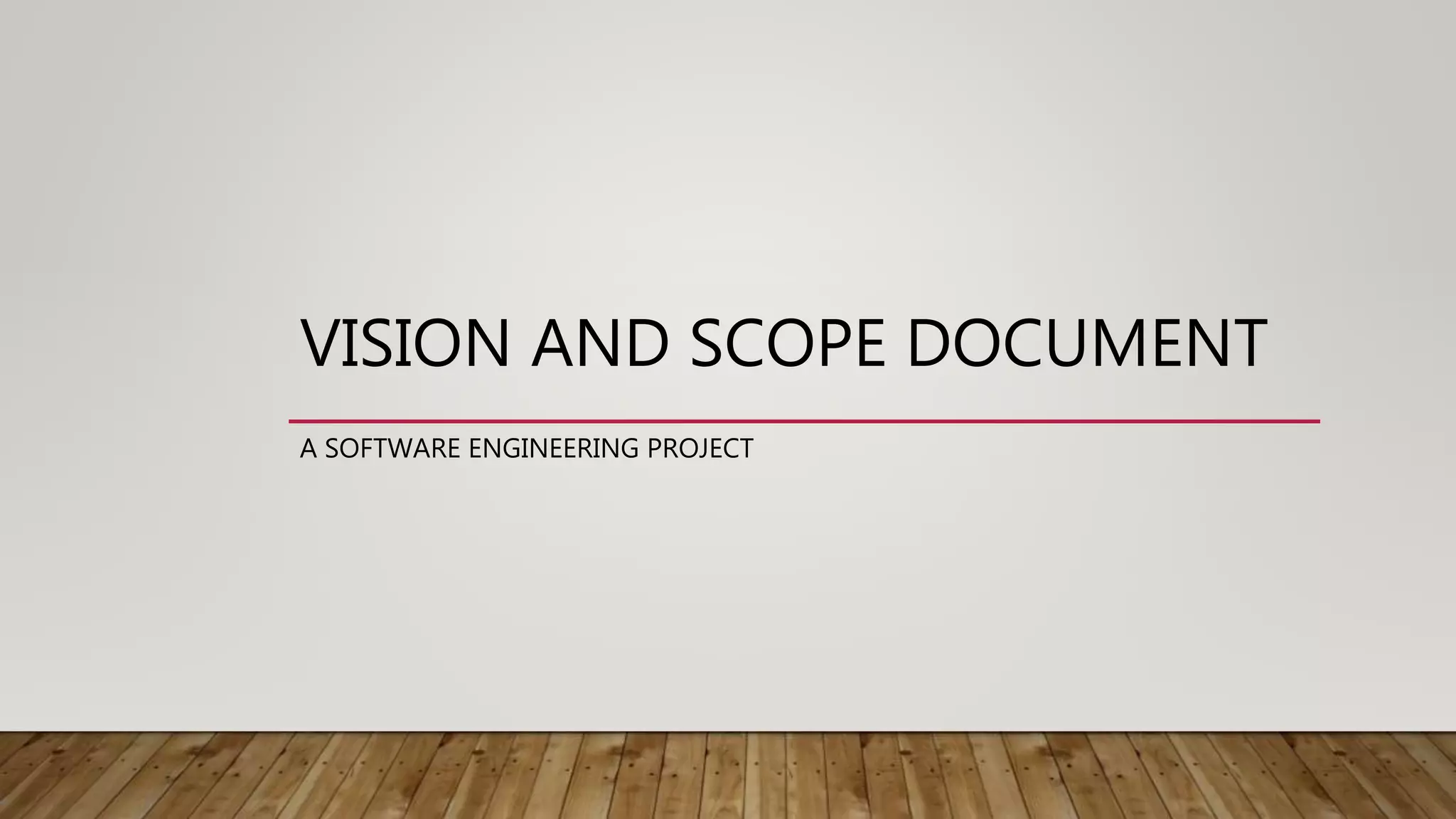 Vision and Scope Document For Library Management System | PPTX