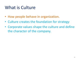 Vision,mission,values and culture ver 1.0 | PPTX