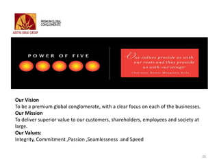 Vision,mission,values and culture ver 1.0 | PPTX