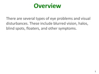 Vision problems | PPTX