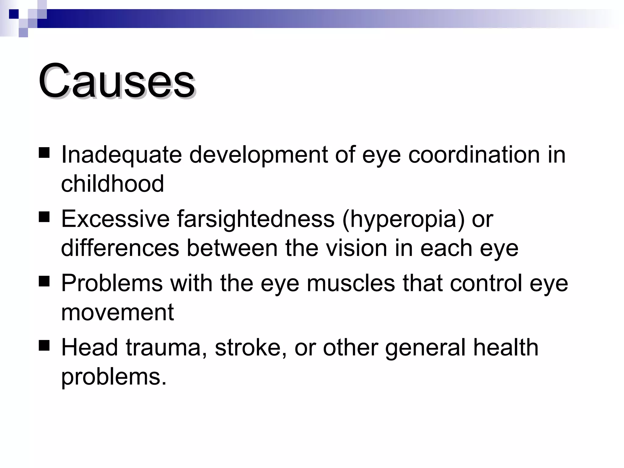 vision therapy | PPT