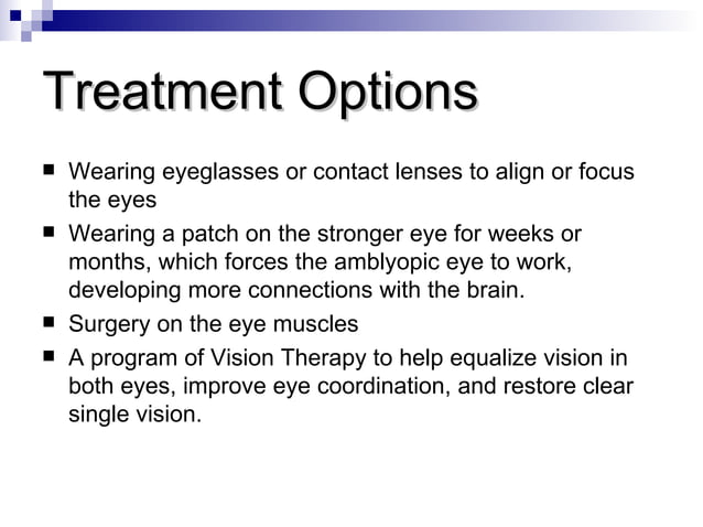 vision therapy | PPT