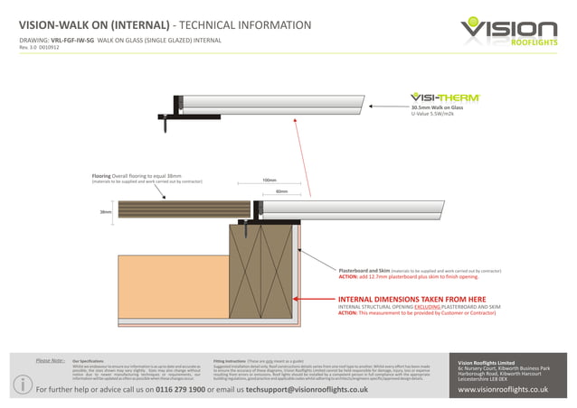 Vision walk internal (single glazed) | PPT