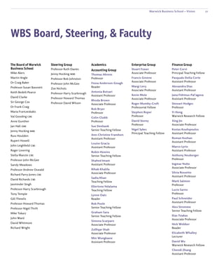 WBS Vision 2009 | PDF