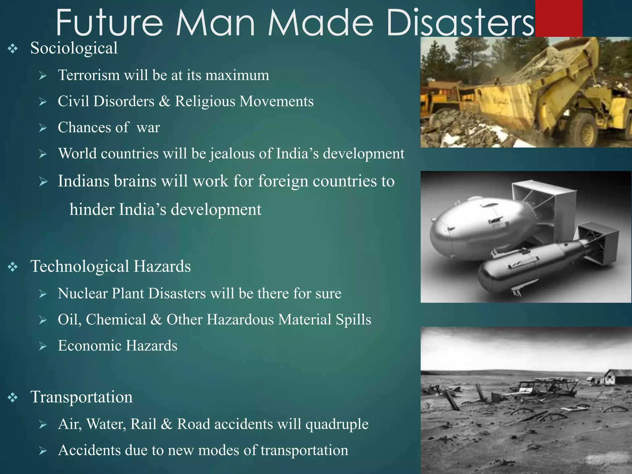 Man-Made Disasters 20 20 | PPTX