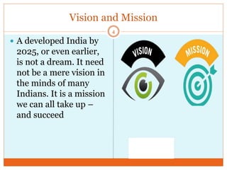 Development of India : Vision 2025 | PPTX
