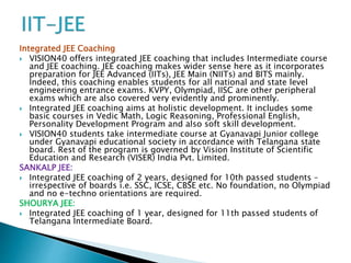 Vision40 iit academy | PPTX