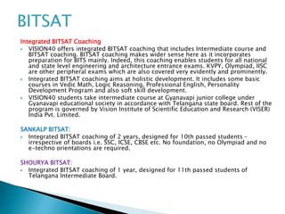 Vision40 iit academy | PPTX