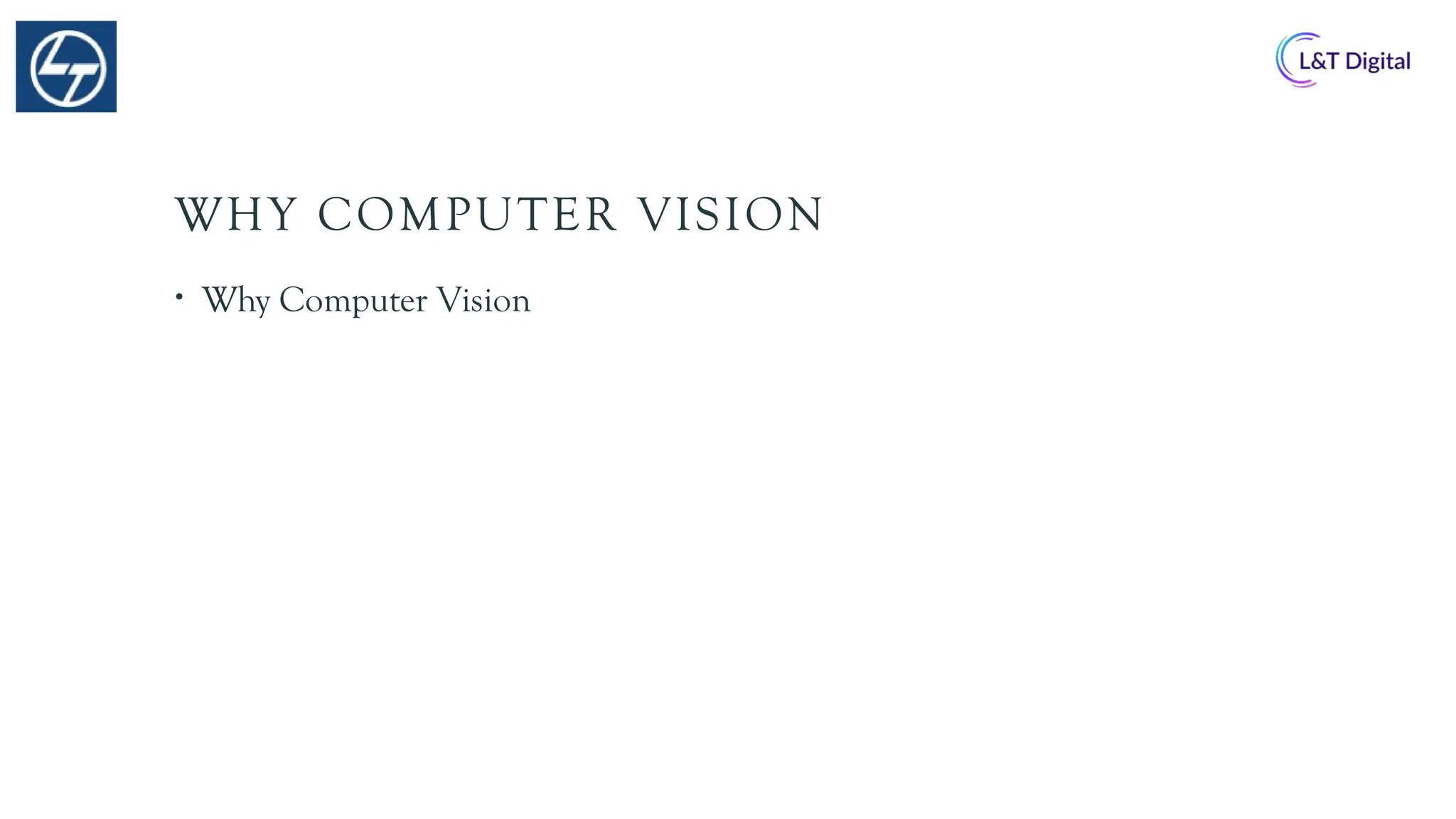 A slide deck template for computer vision | PPT