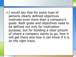 Vision and goals vs strategy map and objectives | PPT