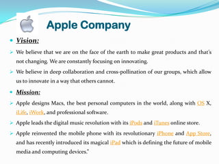 Vision and mission of companies | PPTX