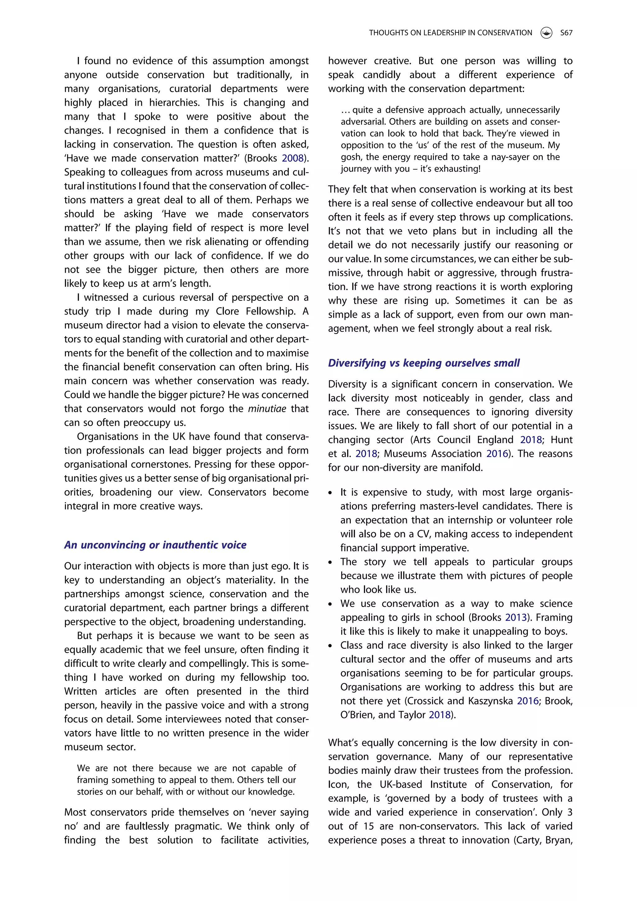 Vision and vulnerability thoughts on leadership and conservation | PDF