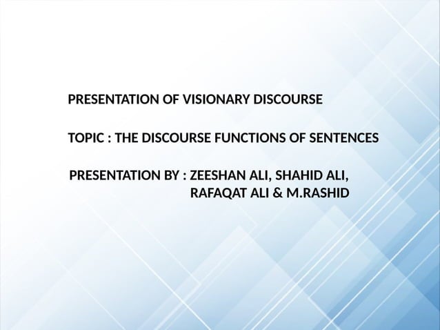 Visionary Discourse PPT By Group No 8.pptx