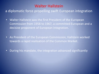 Visionary leaders who played an important role in the creation of EU | PPTX