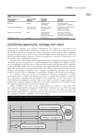 Visionary management | PDF
