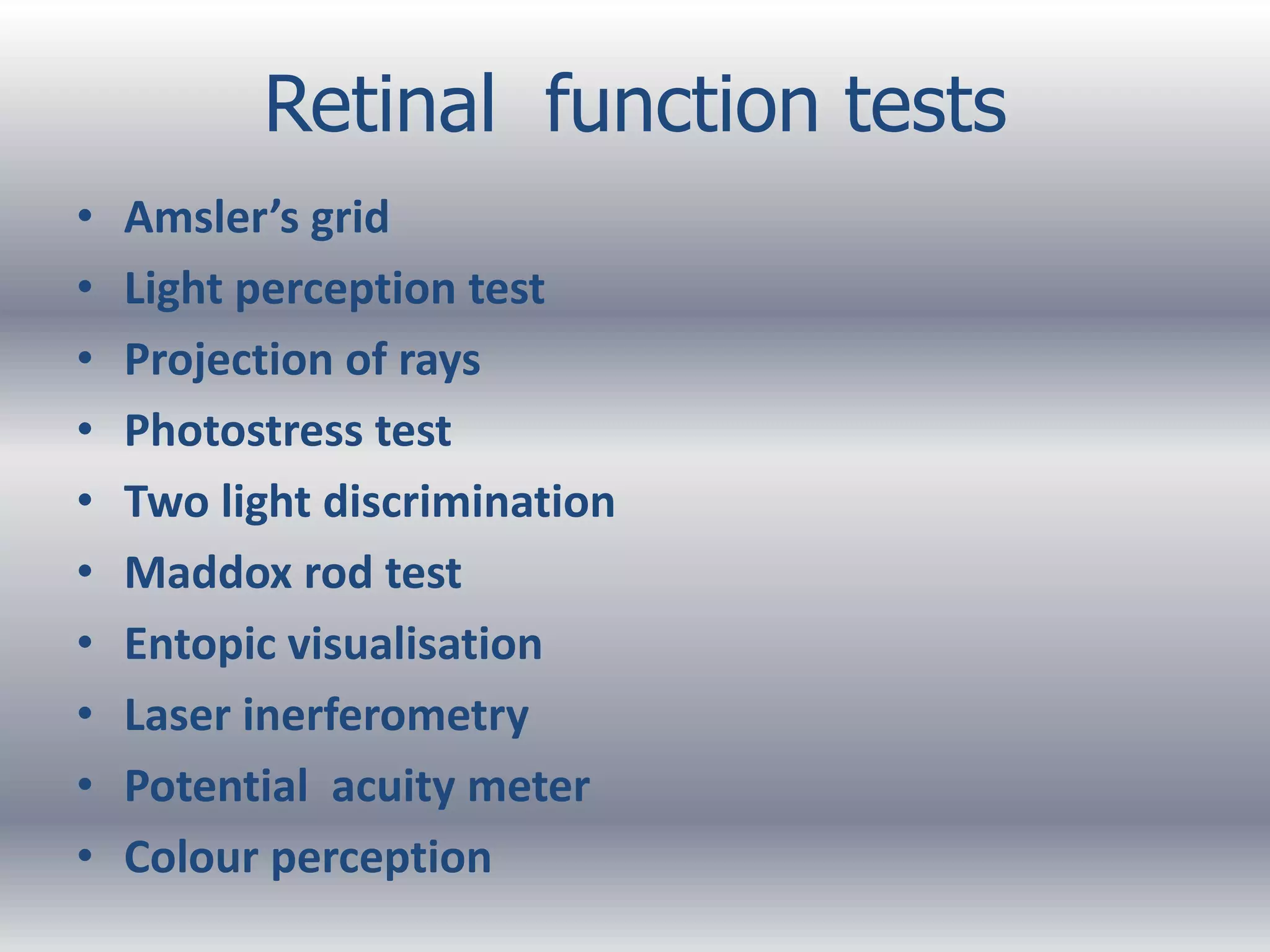 Vision assessment | PPTX