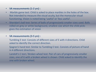 Vision assessment | PPTX