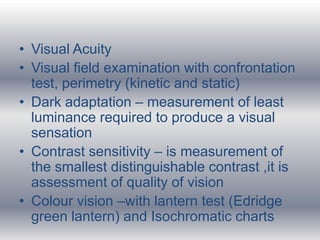 Vision assessment | PPTX