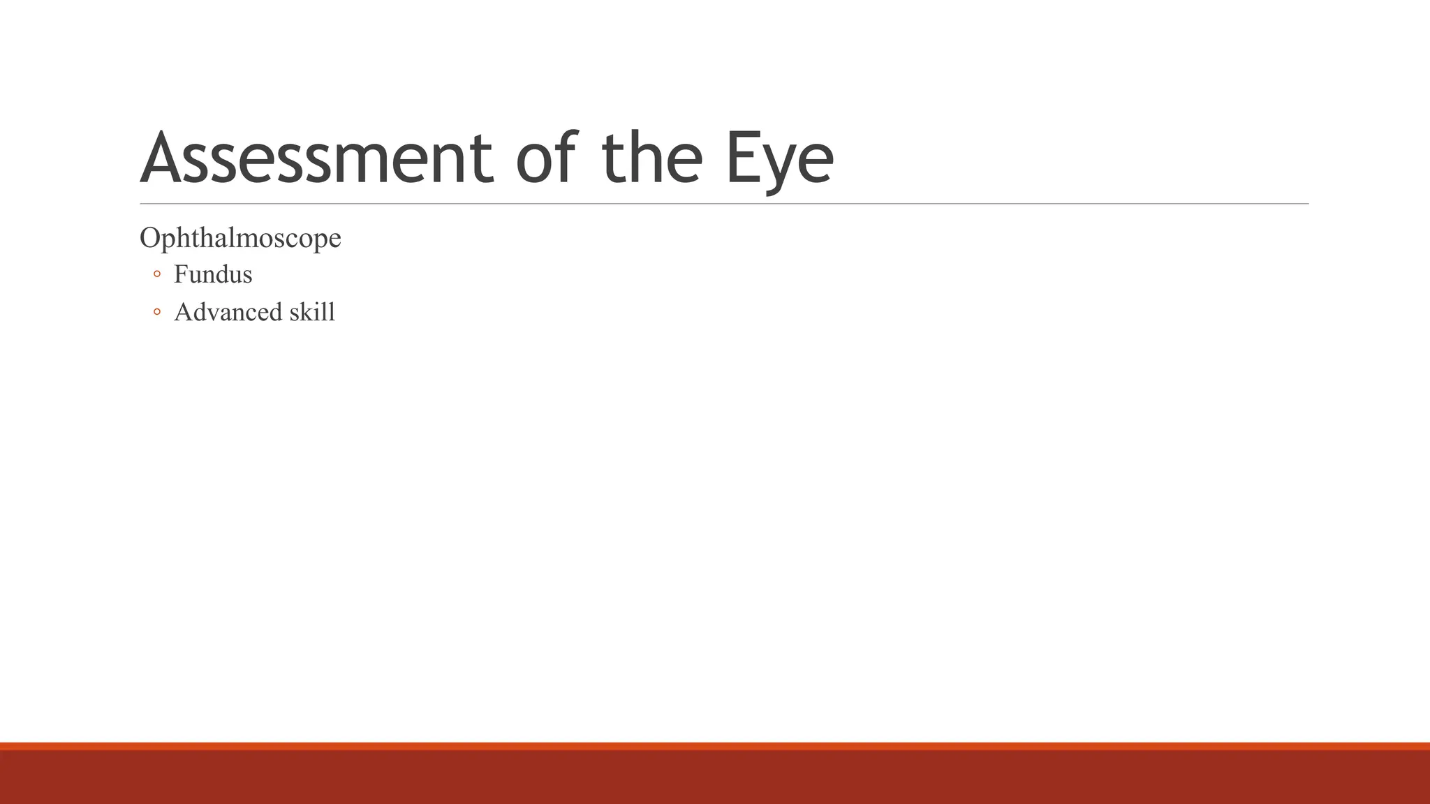 Vision assessment.pptx ophthalmology BSc nursing ppt | PPTX